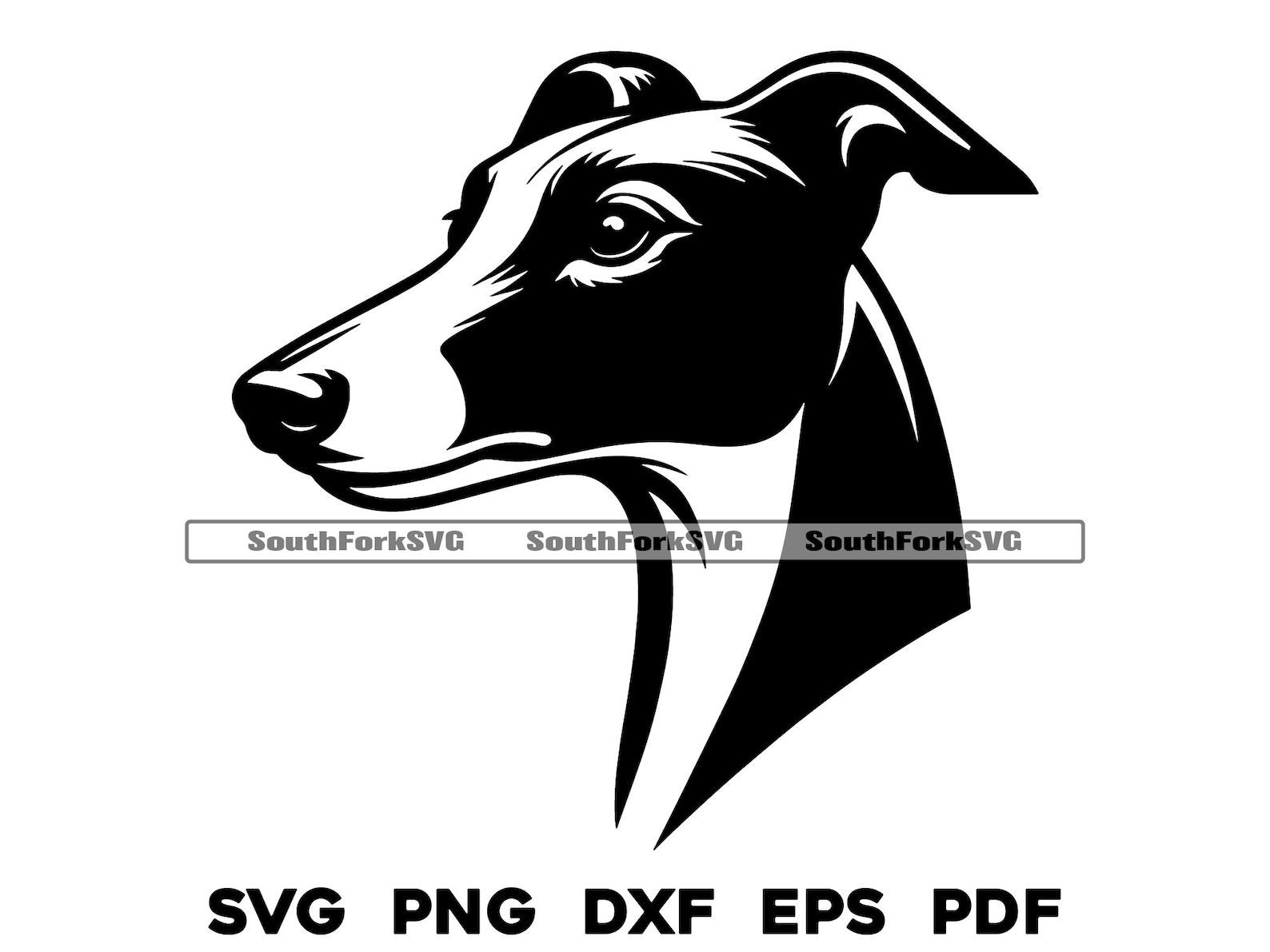 Whippet Dog Design Files | Svg Png Dxf Eps Pdf | Vector Graphic Cut ...