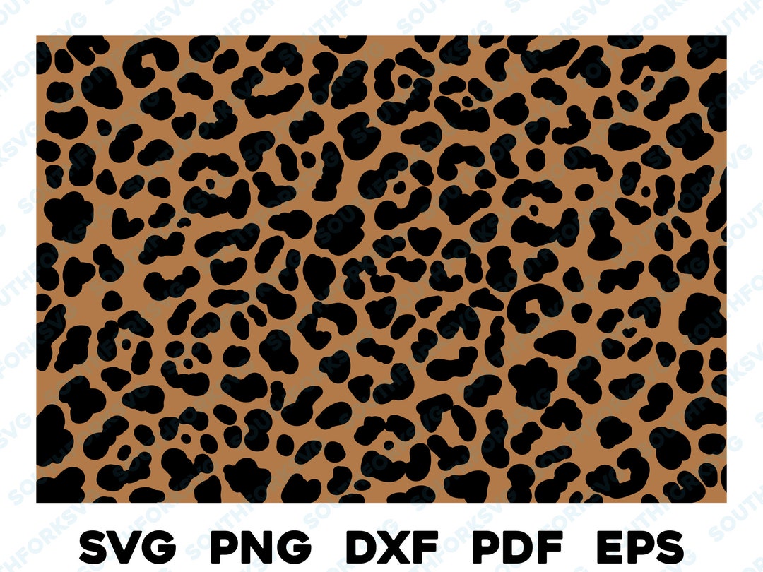 Cheetah Print Skin Pattern Svg Png Dxf Eps Pdf | Layered by Color ...