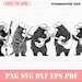 Black Bears Bluegrass Band Svg Png Dxf Eps Pdf | Laser Engrave Cut ...