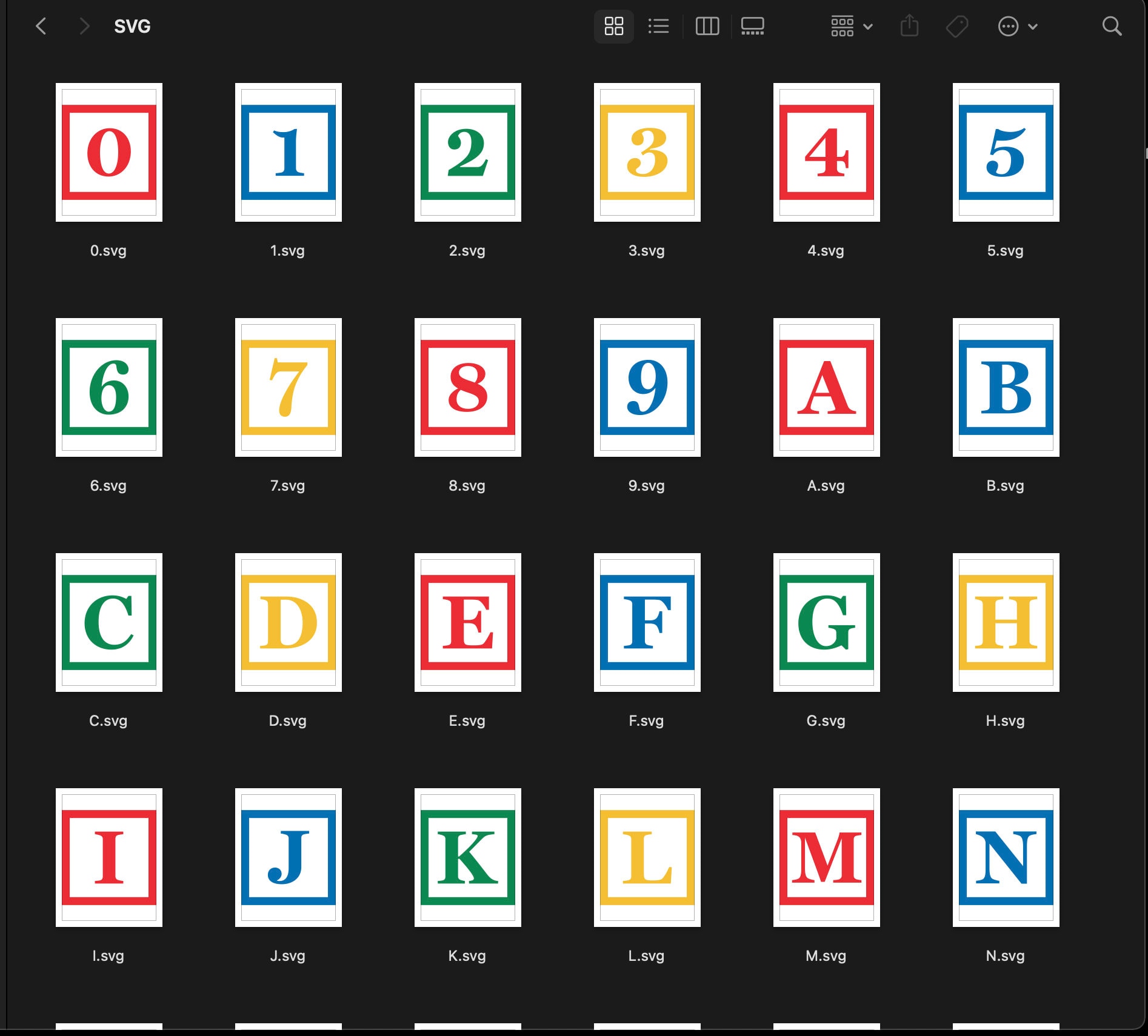 Alphabet Blocks Svg Png Dxf Eps Pdf Bundle | Baby Letter Blocks A-Z 0-9 ...