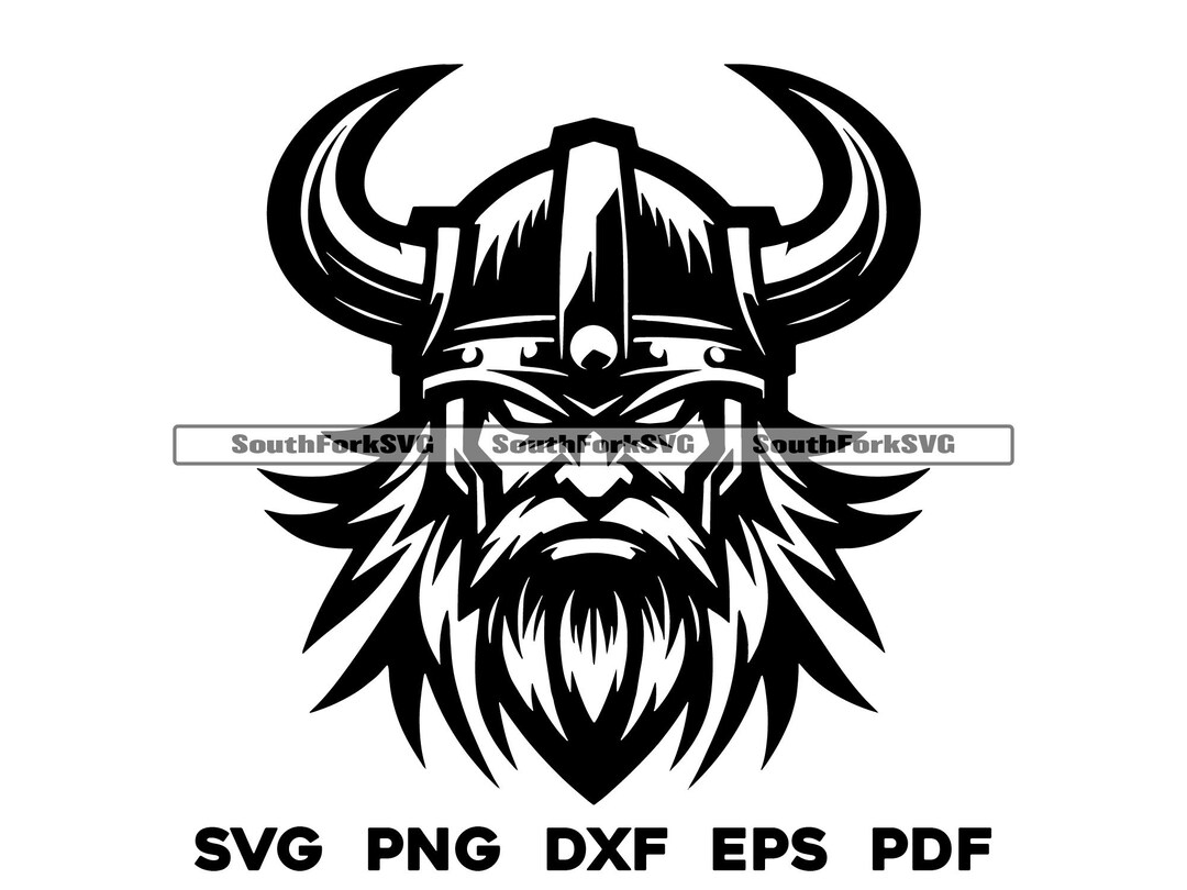 Viking Head Middle High School Sports Team Mascot | Svg Png Dxf Eps Pdf ...