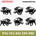 Einfaches Wildschwein Bundle svg png dxf eps pdf Vektorgrafik Cut Print ...