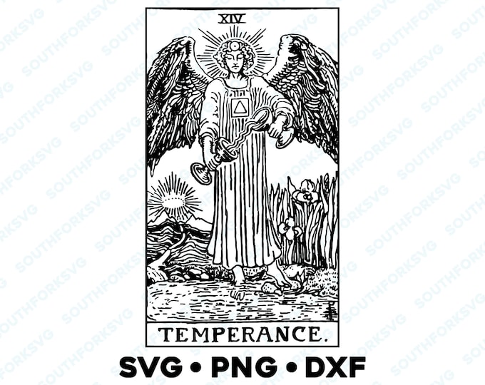 Temperance Tarot Card Art Print - Etsy