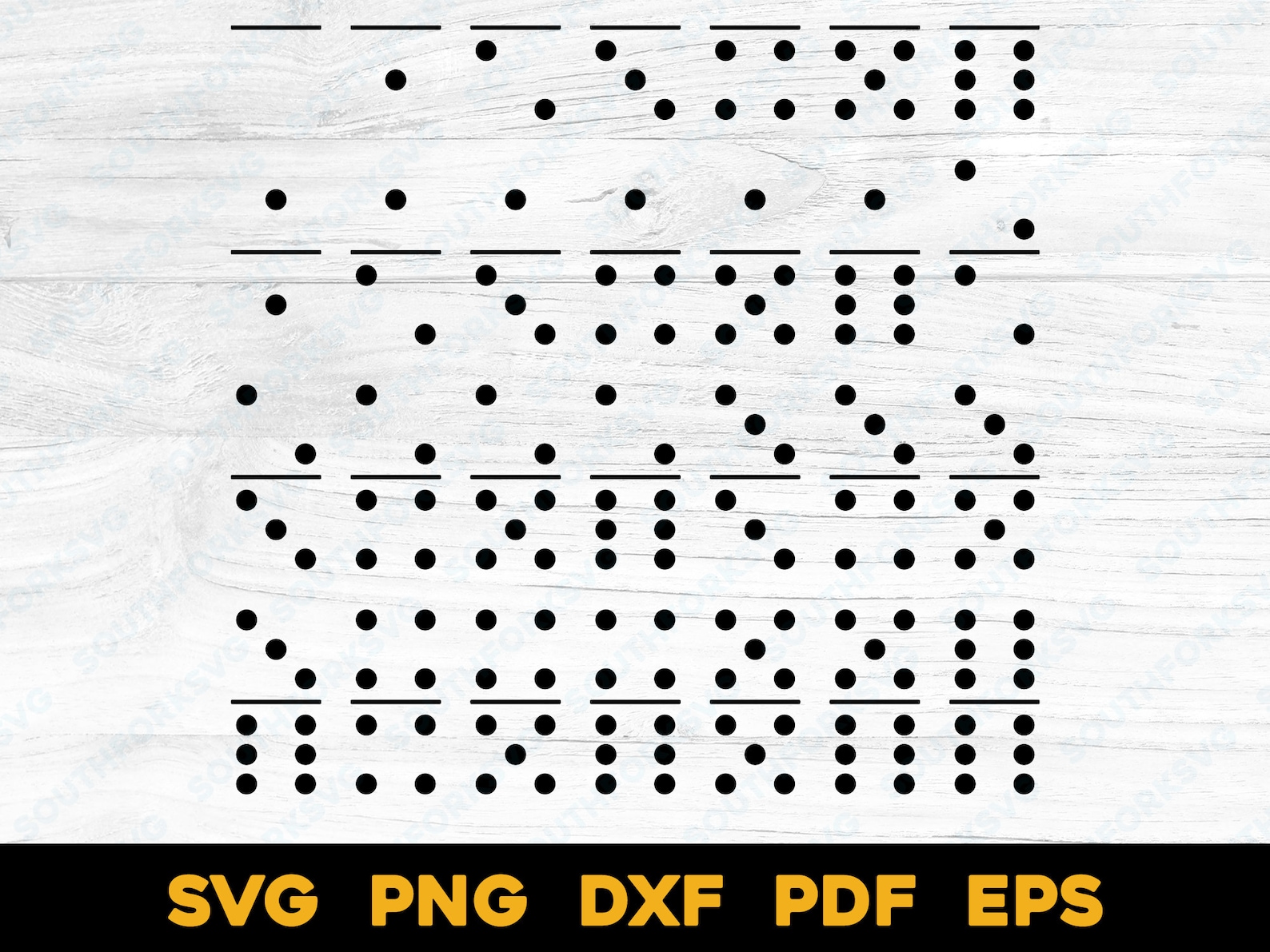 Full Dominoes Game Tile Set 1 Pip Faces Only Svg Png Dxf Eps Pdf Vector ...