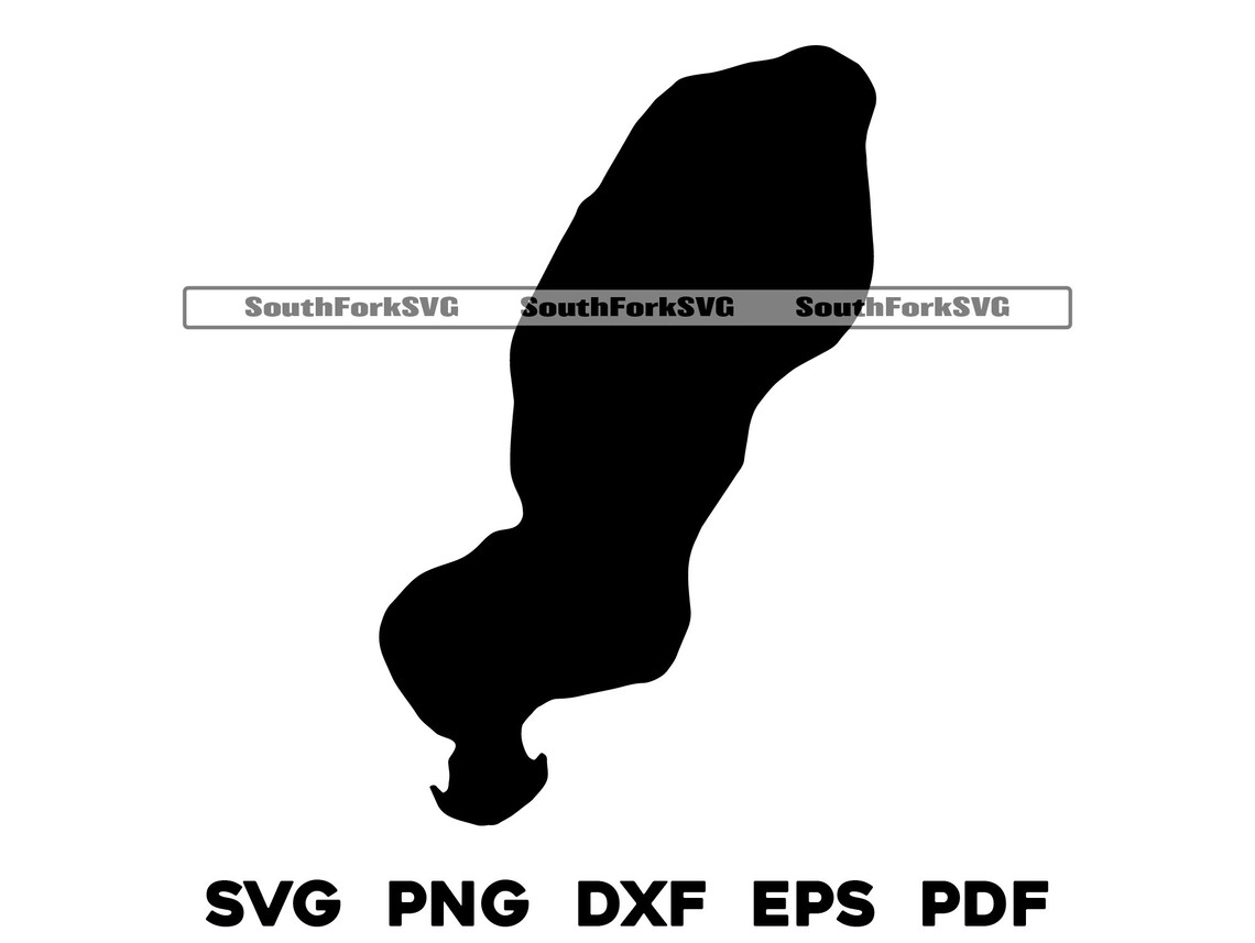 Granite Lake Minnesota Map Shape Outline Silhouette Svg Png Dxf Pdf Eps ...