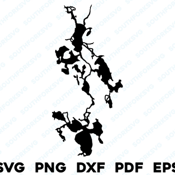 Portage Lakes Svg - Etsy