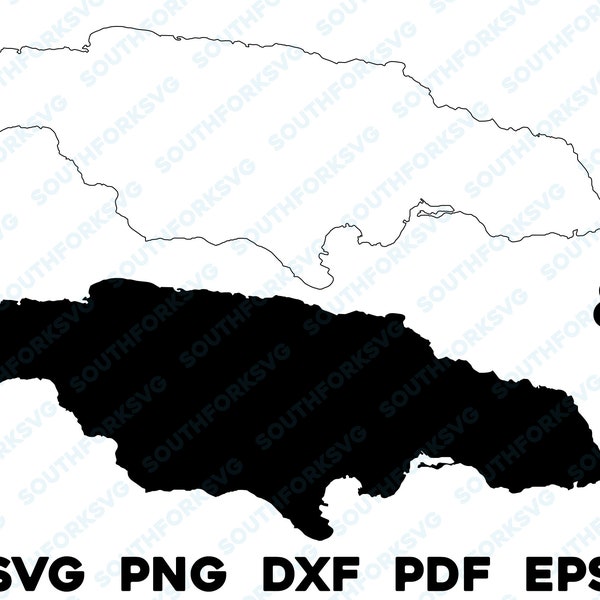 Caribbean Map Outline - Etsy