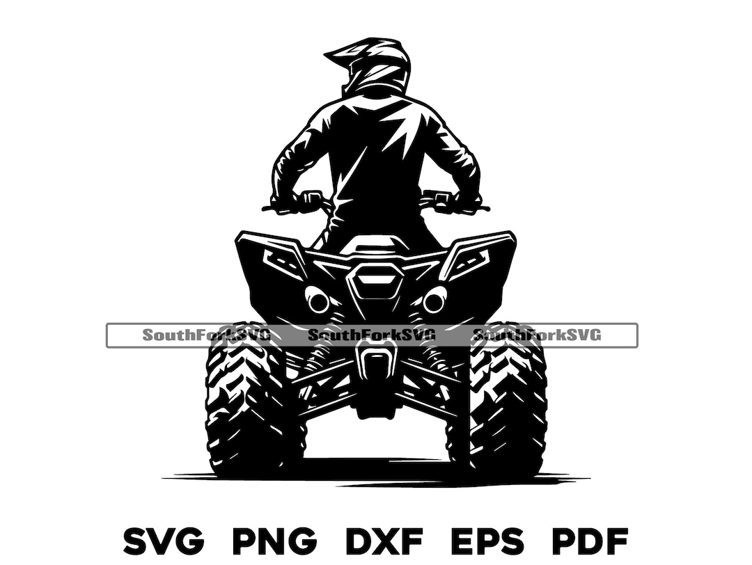 ATV Quad 4 Four Wheeler Svg Png Dxf Eps Pdf | Vector Graphic Design Cut ...