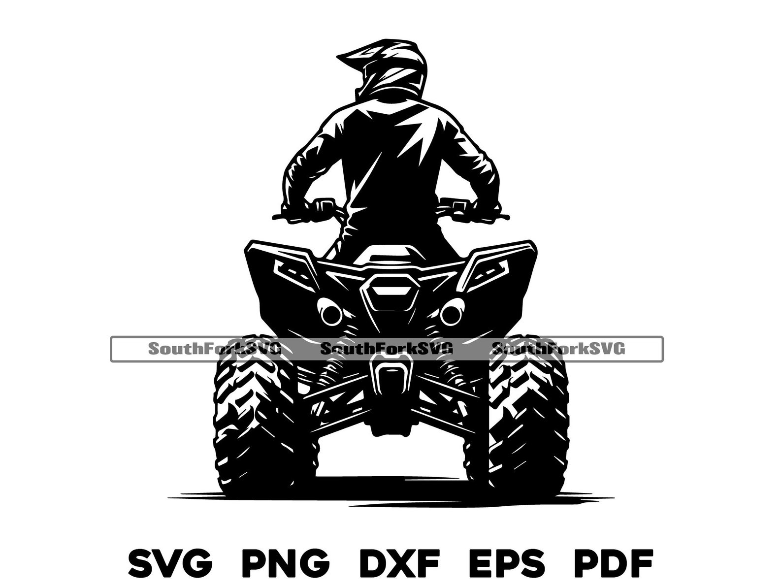 ATV Quad 4 Four Wheeler Svg Png Dxf Eps Pdf | Vector Graphic Design Cut ...