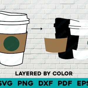 Complete Coffee Bundle Svg Png Dxf Pdf Eps Layered by Color Cut File ...