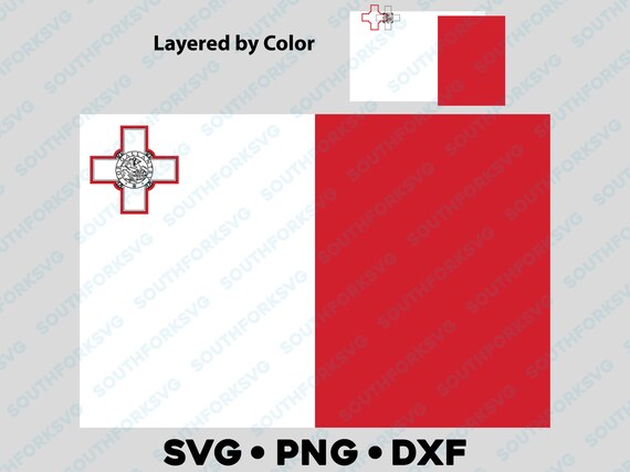 Malta National Country Flag Svg Png Dxf Layered by Color - Etsy Australia