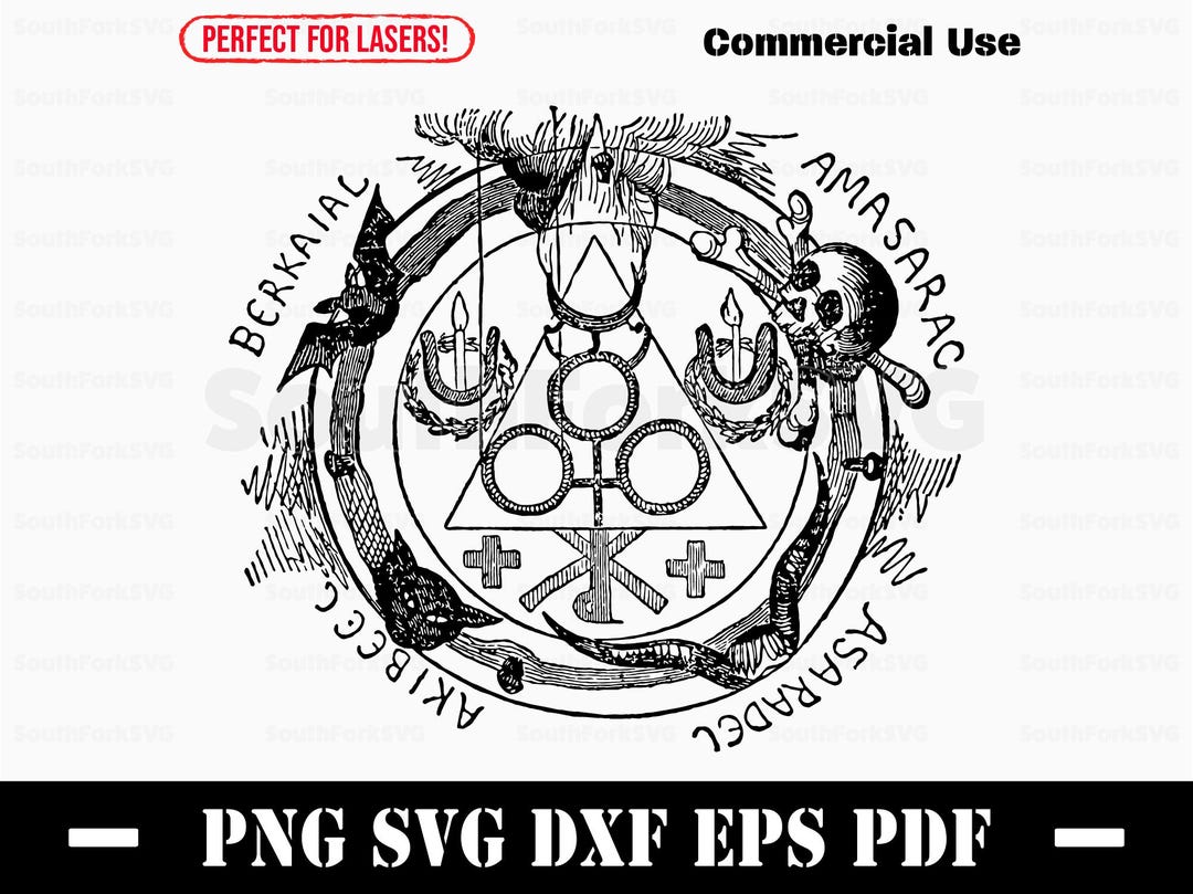 Occult Symbol Svg Png Dxf Eps Pdf | Vector Graphics Design Cut Print ...