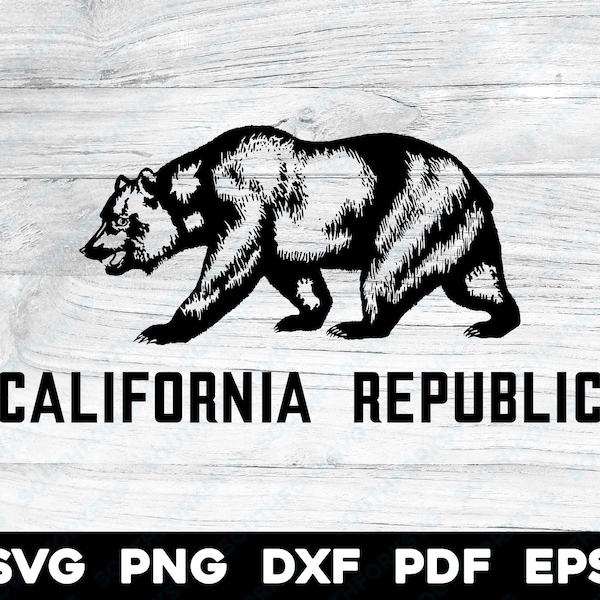 California Bear Art - Etsy