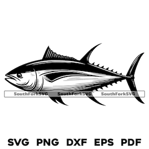 Tuna Svg Dxf Cnc - Etsy