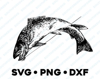 Brook Trout Vector - Etsy