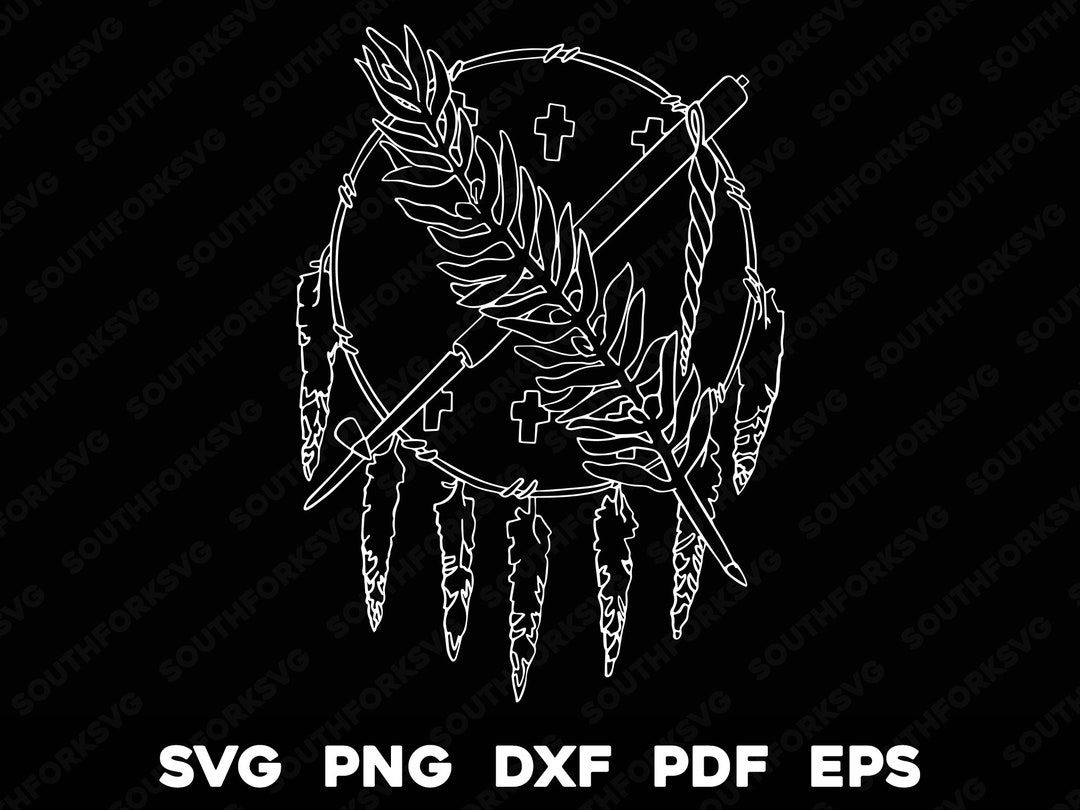 Oklahoma State Flag Crest Outline White | Svg Png Dxf Eps Pdf | Vector ...