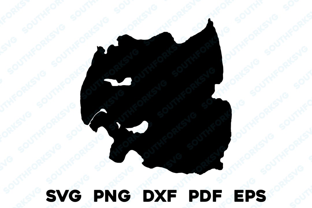 Redberry Lake Saskatchewan Canada Map Shape Outline Silhouette Svg Png ...