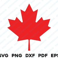 Maple Leaf SVG File for Cricut, Fall Leaf Clipart, Canadian Maple ...