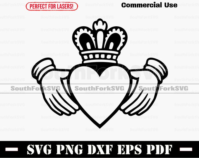 Claddagh Digital Download | SVG | PNG | JPEG | Cricut Design Space ...