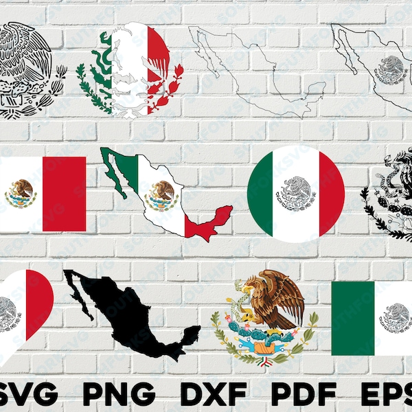 Mexico Clip Art - Etsy