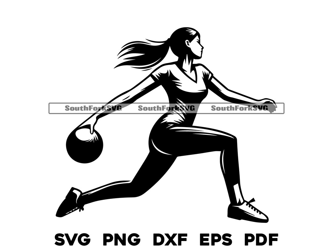 Bowler Bowling Design Svg Png Dxf Eps Pdf Transparent Graphic Design ...