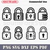 Lock and Key Icon Svg, Lock Png, Lock Jpg,lock Eps,lock Pdf,lock Dxf ...