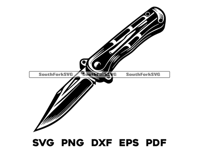 Pocket Knife Svg Png Dxf Pdf Eps | Transparent Vector Graphic Cut Print ...