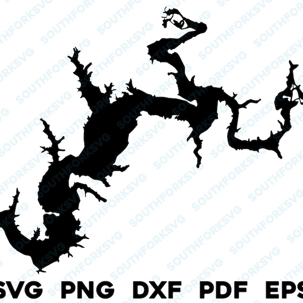 Paper Lake Monroe Map - Etsy