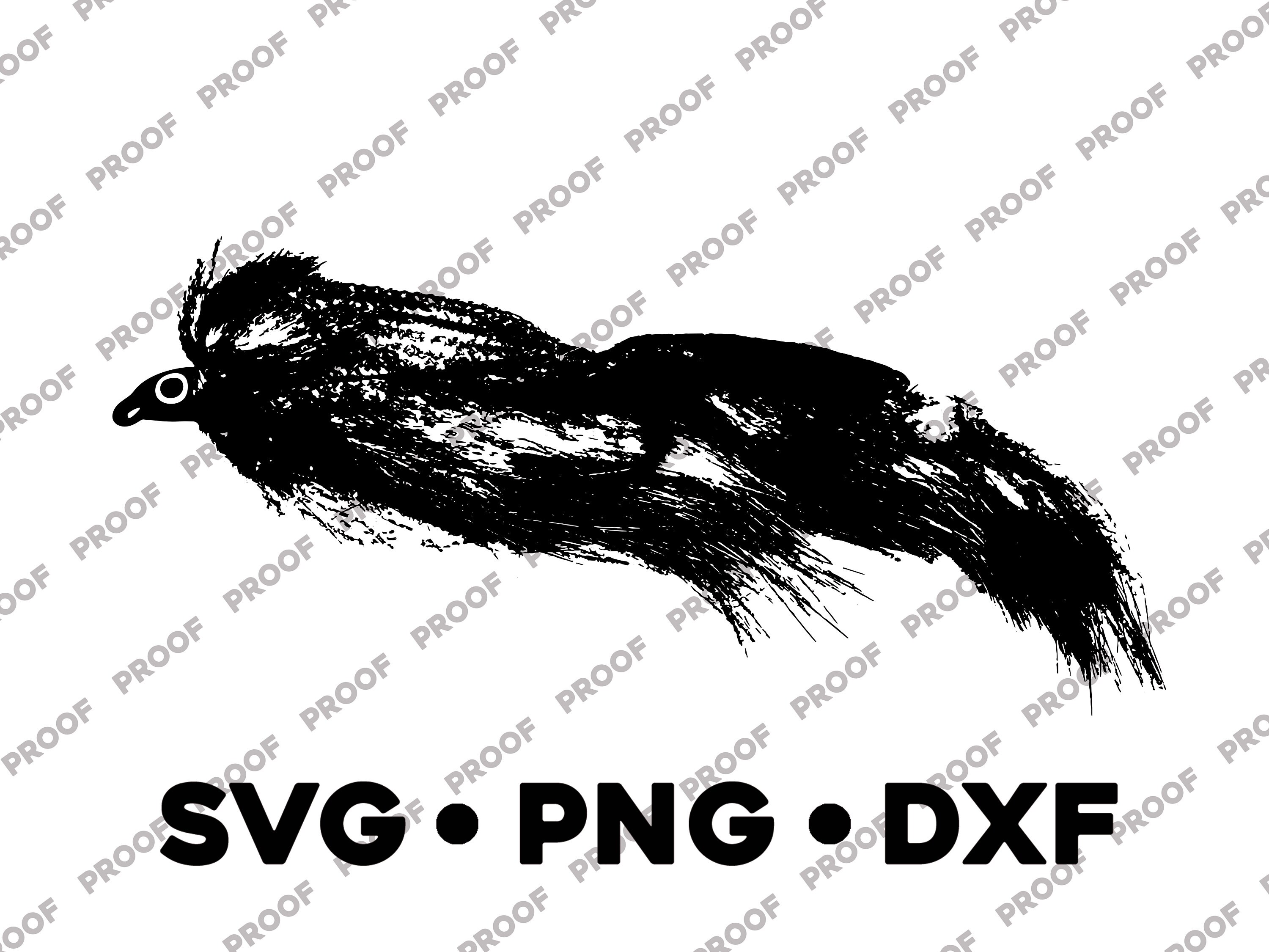 Fly Fishing Zonker Pattern Lure SVG PNG DXF Dry Nymph Streamer | Etsy