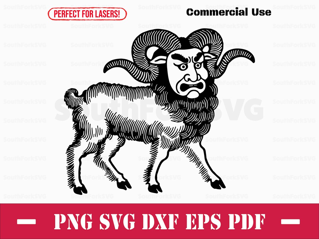 Aries Zodiac Sign Japanese Monster Svg Png Dxf Pdf Eps | Vector Graphic ...