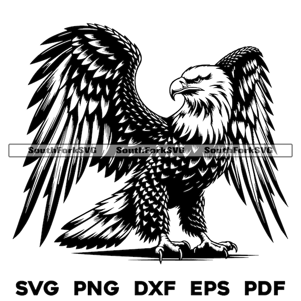 Eagle Svg - Etsy