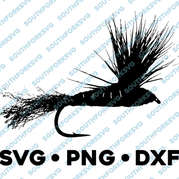 Fly Fishing Lure Vector - Etsy