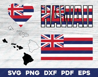 Hawaii State Flag SVG - Etsy