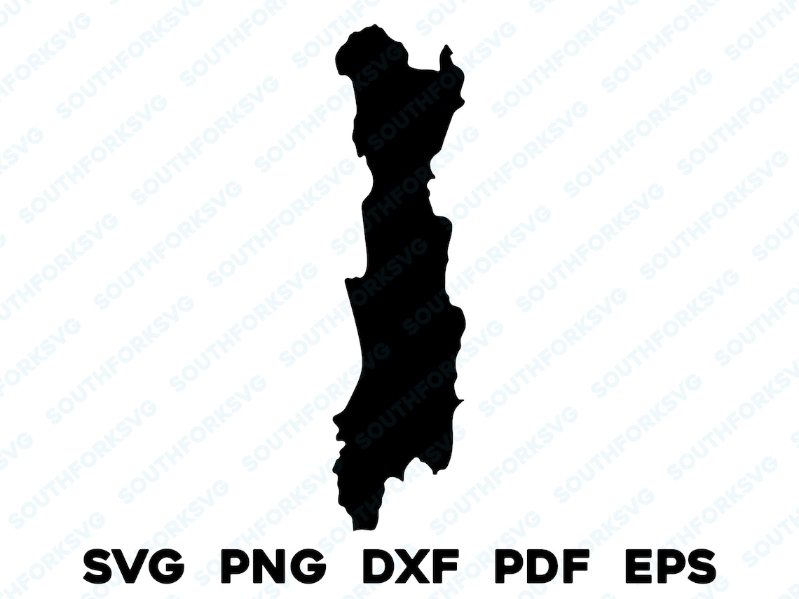 Friends Lake New York Map Shape Silhouette Svg Png Dxf Pdf Eps - Etsy