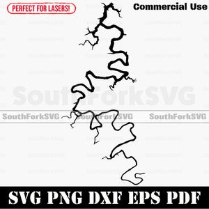 Herrington Lake Kentucky Map Shape Silhouette Svg Png Dxf Pdf Eps ...