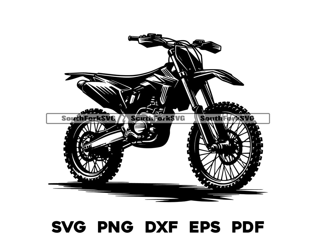 Dirt Bike Design Files | Svg Png Dxf Eps Pdf | Vector Graphic Design ...