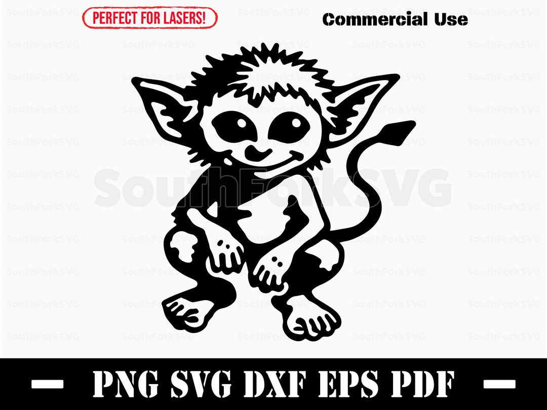 Cute Imp Svg Png Dxf Eps Pdf Files | Cut Print Laser Engraving CNC Dye ...