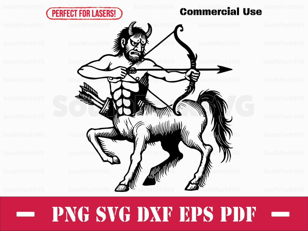 Sagittarius Zodiac Sign Japanese Monster Svg Png Dxf Pdf Eps | Vector ...