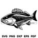 Redfish Svg Png Dxf Eps Pdf Laser Cnc Vinyl Cut Print Dye Sub Files ...