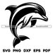 Dolphin Middle High School Sports Team Mascot Design | Svg Png Dxf Eps ...