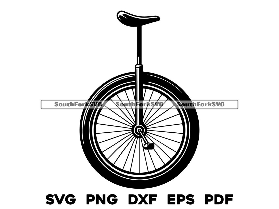 Unicycle Design Files | Svg Png Dxf Eps Pdf | Transparent Vector ...