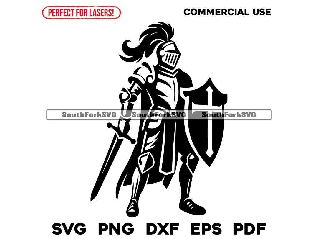 Knight Design Svg Png Dxf Eps Pdf | Vector Graphics Design Cut Print ...