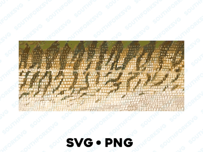Musky Muskie Muskellunge Pike Pickerel Skin Pattern SVG PNG - Etsy
