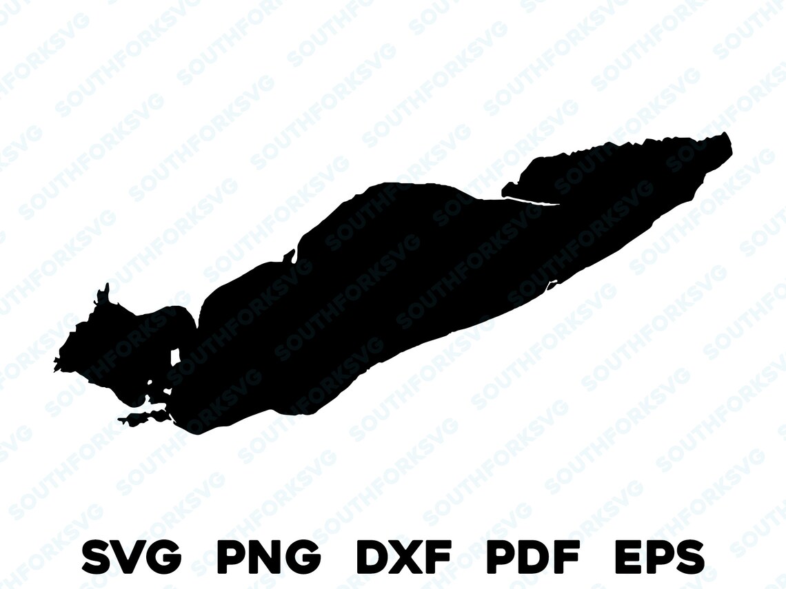 Lake Erie Map Shape Silhouette Svg Png Dxf Pdf Eps Vector - Etsy UK