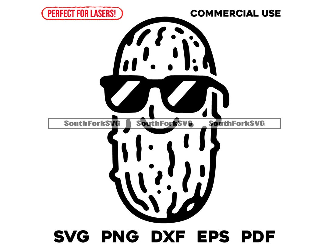 Cartoon Pickle Design Files | Svg Png Dxf Eps Pdf | Transparent Vector ...
