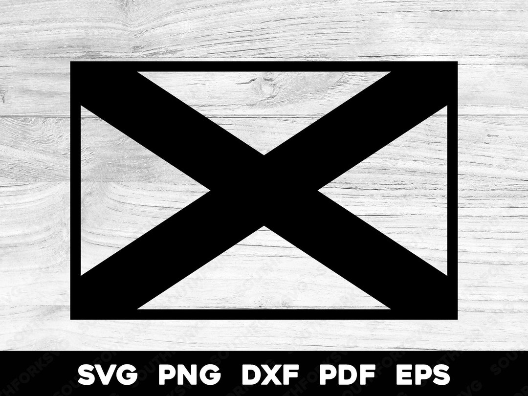 Alabama State Flag Transparent Svg Png Dxf Eps Pdf Vector Graphic ...