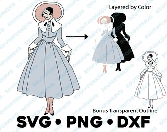 Flapper Girl Svg File - Etsy