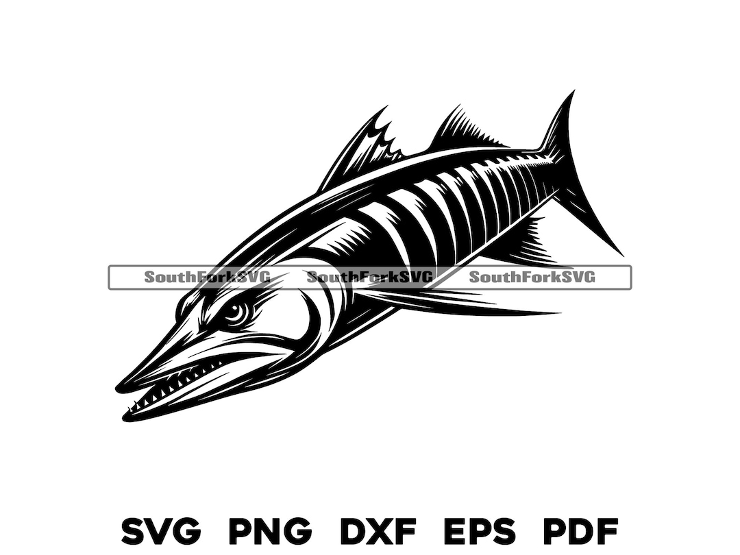 Barracuda Design | Svg Png Dxf Eps Pdf | Transparent Vector Graphic ...