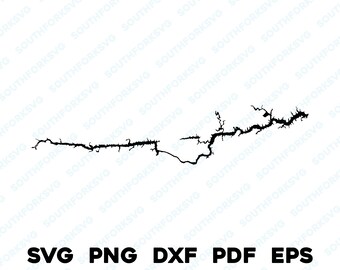 Rhodhiss Lake Svg - Etsy