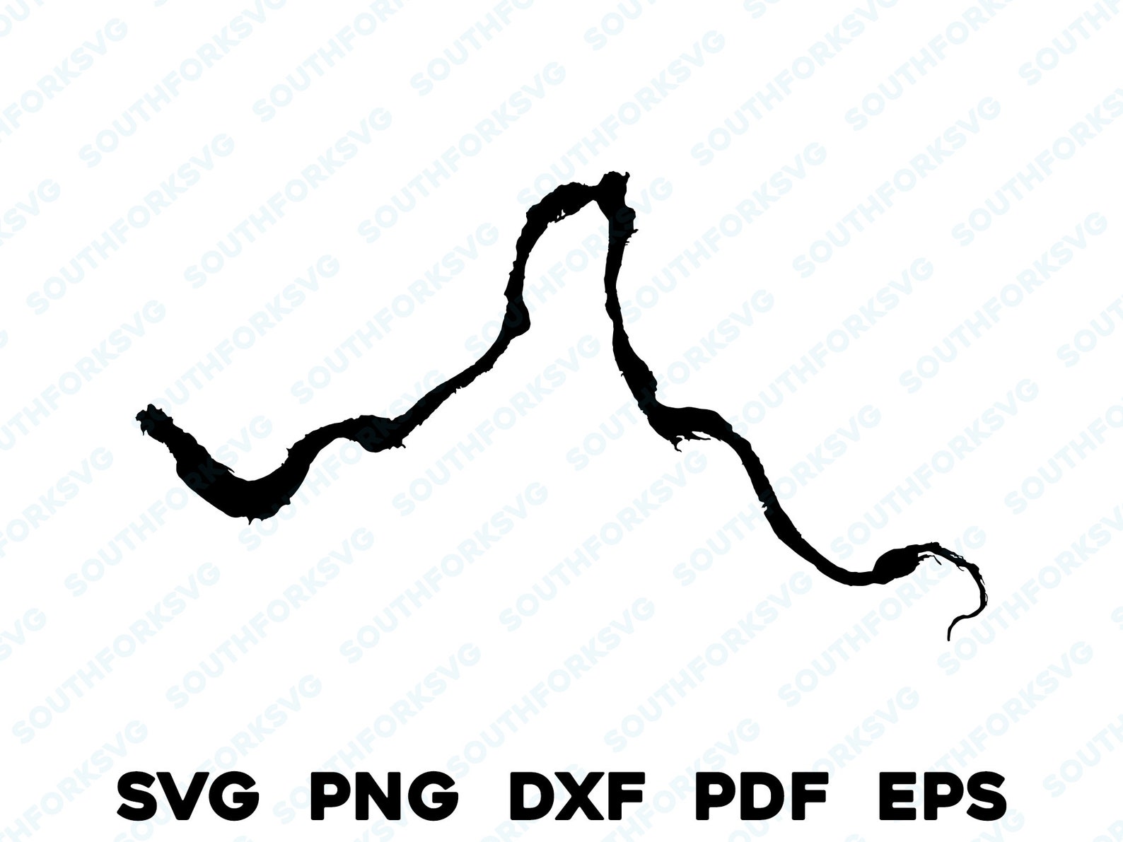 Long Lake Washington Map Shape Outline Silhouette Svg Png Dxf Pdf Eps ...